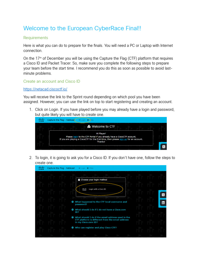European Cyber Race Final CTF Guide (1) | PDF | Computing
