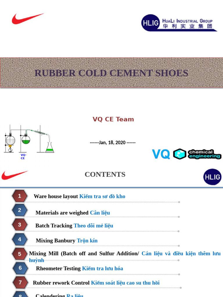 Rubber Cold Cement Shoes Training - Translated | PDF