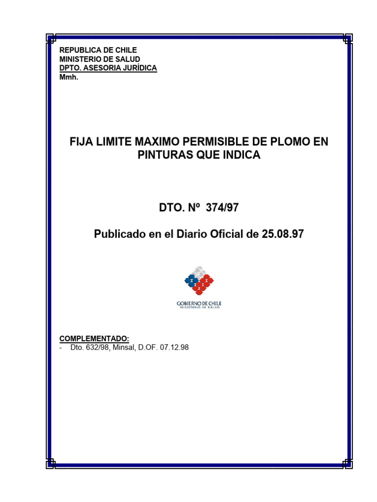 Decreto 374 | PDF | Pintar | Dirigir