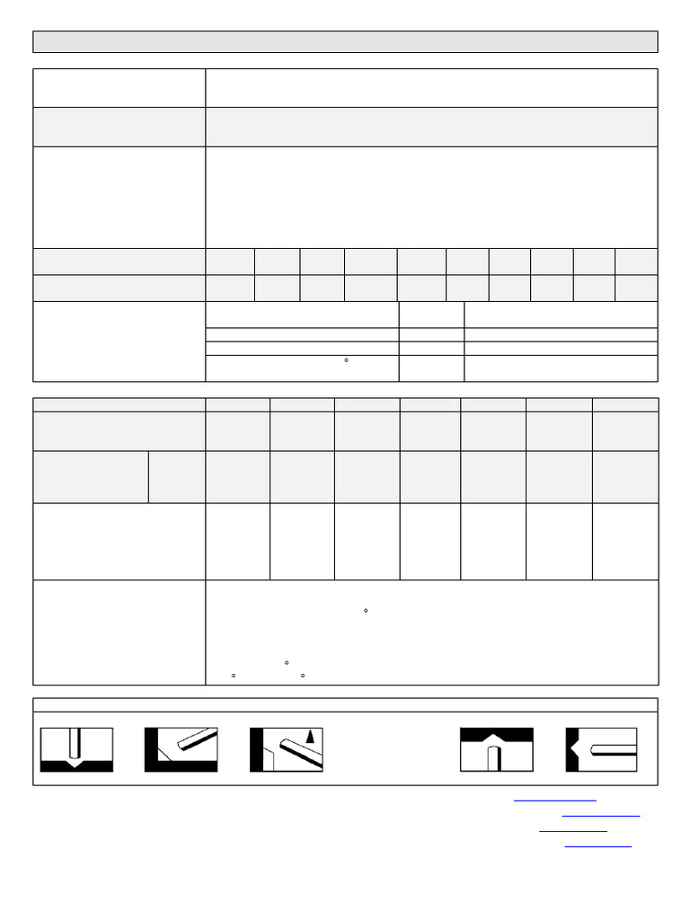 electrode data sheet | PDF | Welding | Construction