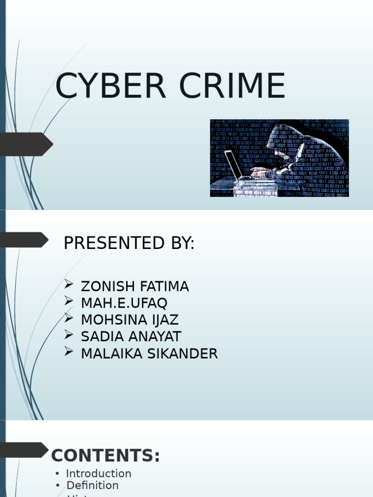 Cyber Crime | PDF | Cybercrime | Security