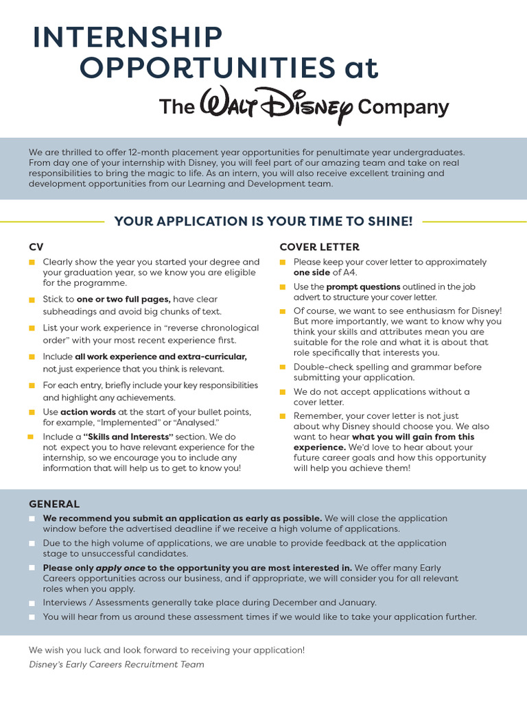 Candidate Hints And Tips Pdf Internship Job Hunting