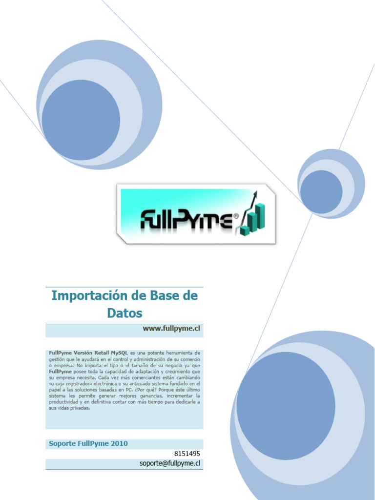 Importacion Base Datos | PDF | Mi sql | Bases de datos