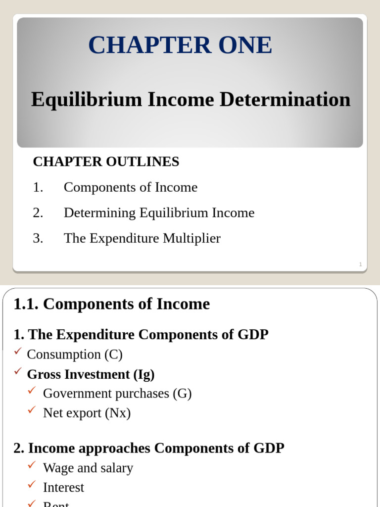Macroeconomic LL U1 | PDF | Measures Of National Income And Output ...