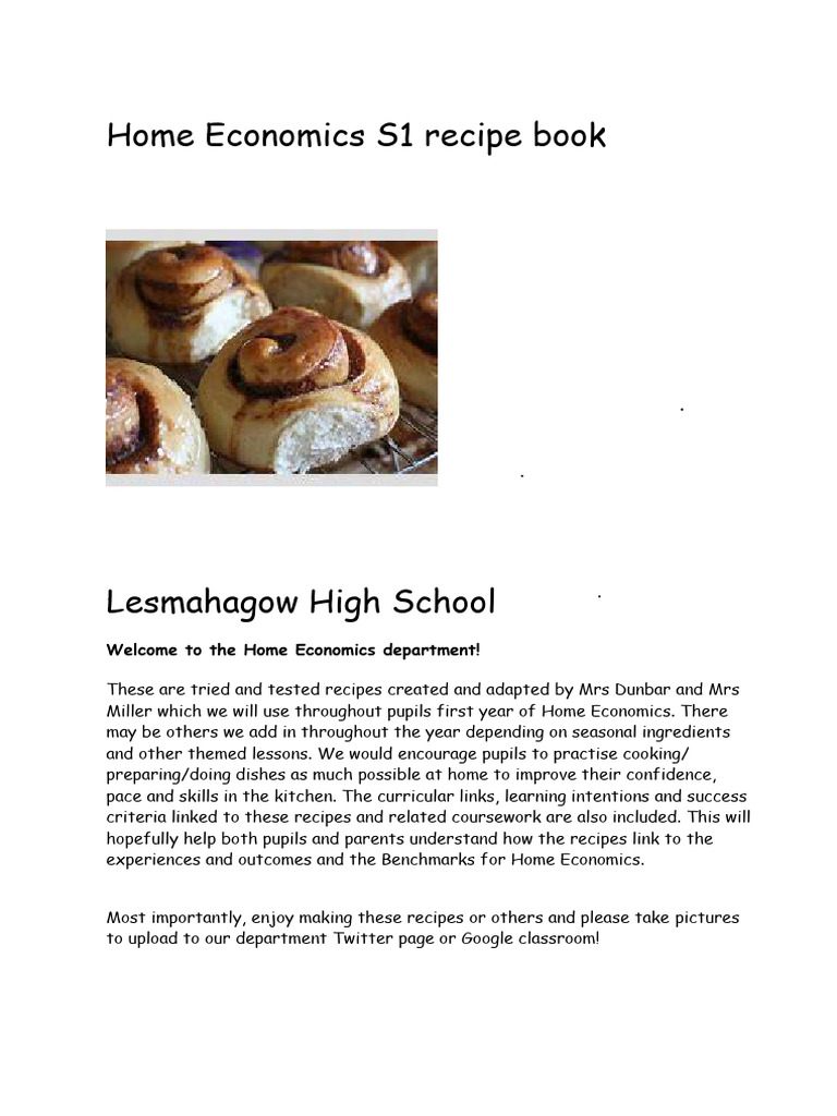 New s1 Recipe Book | PDF | Cakes | Baking