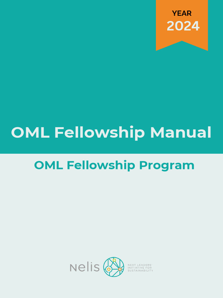 OML Fellowship Program 2024 Overview | PDF | Sustainability | Mentorship