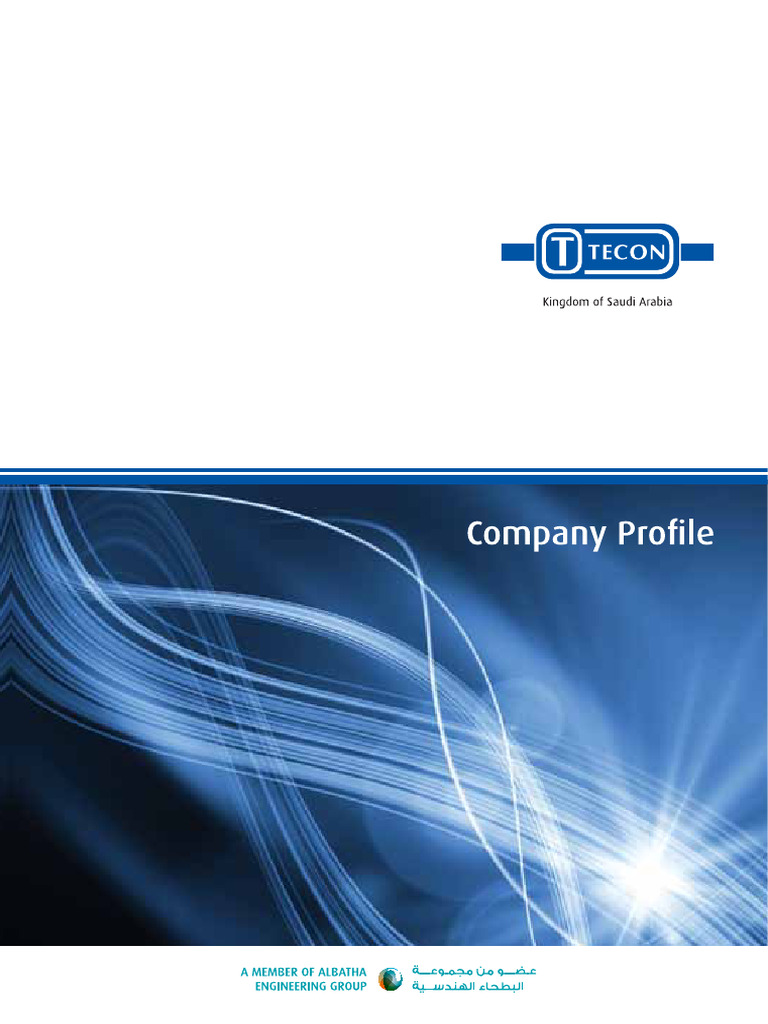 Tecon- Company Profile | PDF | Lighting | Electrical Wiring