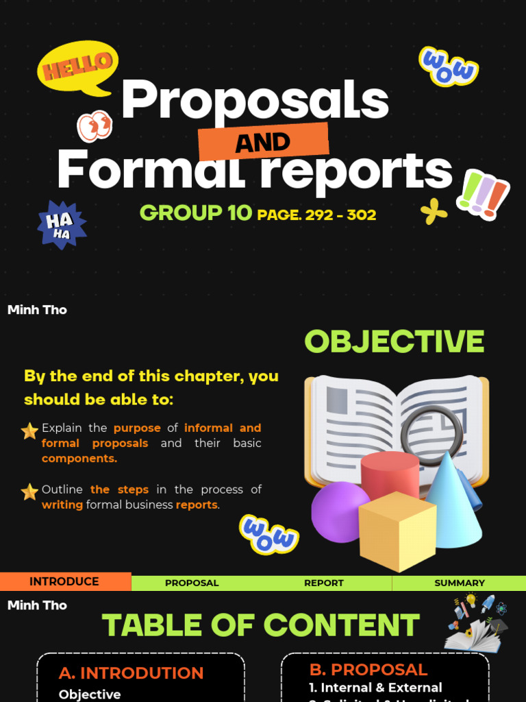 (TACN2) Chapter 10 Proposals and Formal Reports Pages 292-301 | PDF | Request For Proposal ...