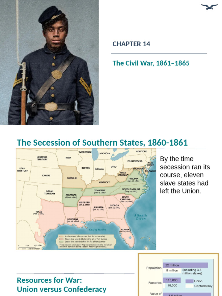 Lecture Ch 14 | PDF | Confederate States Of America | American Civil War