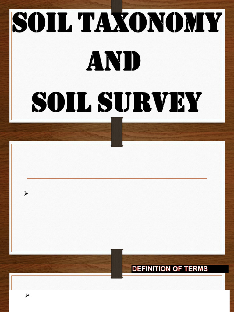 Soil Taxonomy and Survey | PDF | Soil | Soil Science