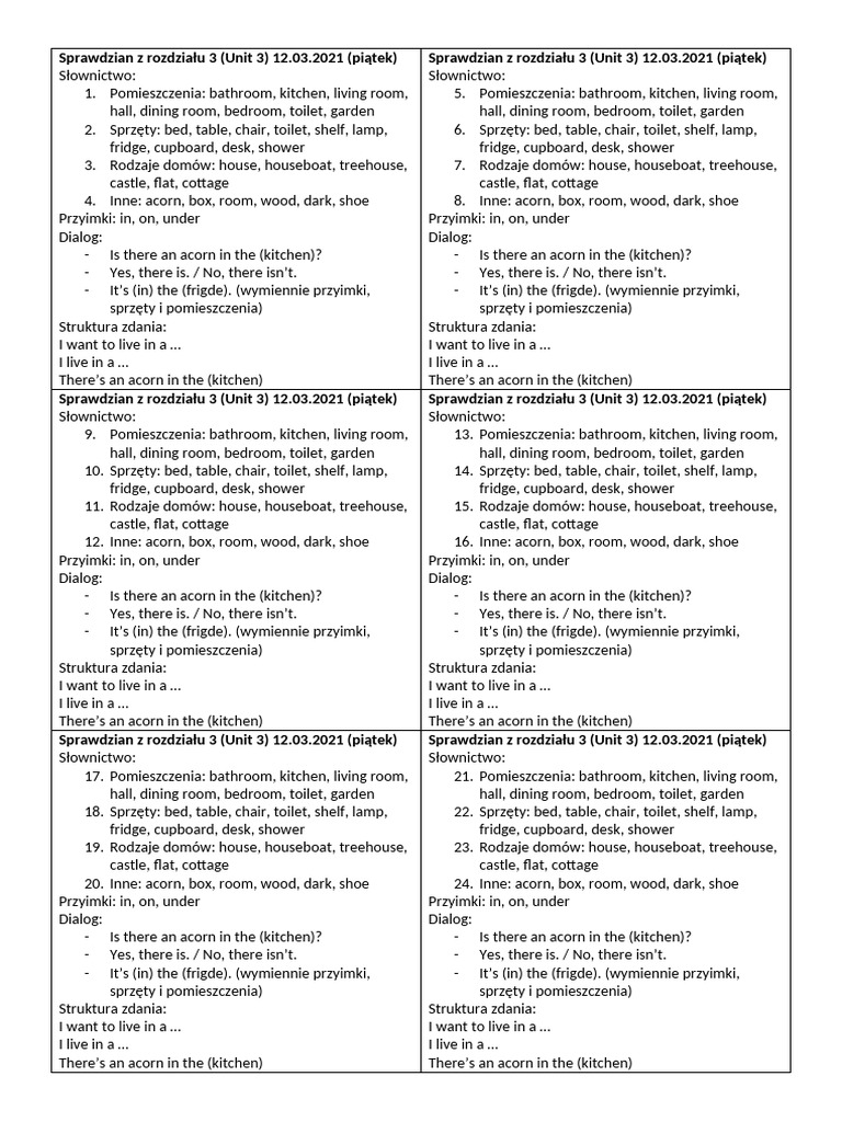 2a Unit 3 | PDF
