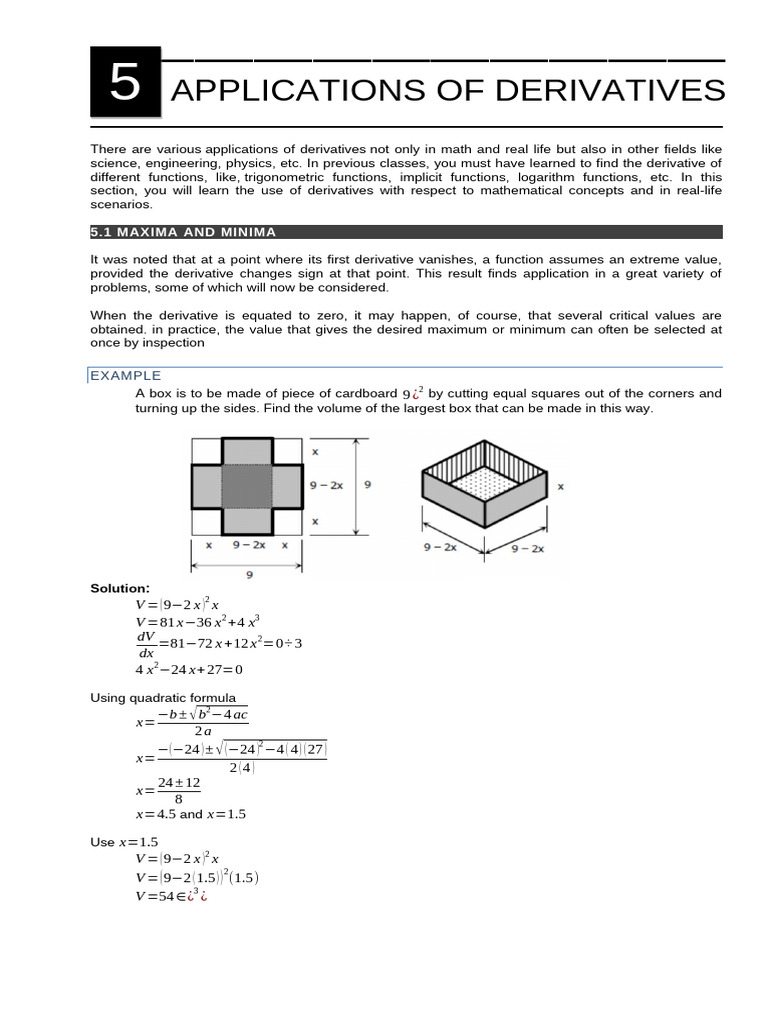 Derivatives in Math & Real Life | PDF | Geometry | Area