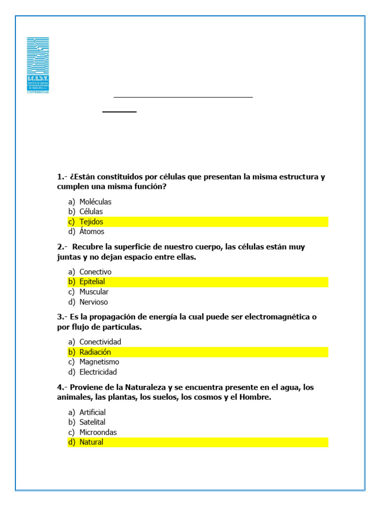 Examen de Radioterapia y Crioablación | PDF