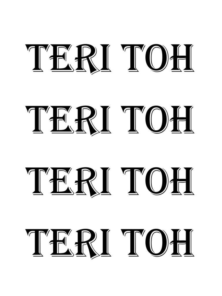 Teri Toh | PDF