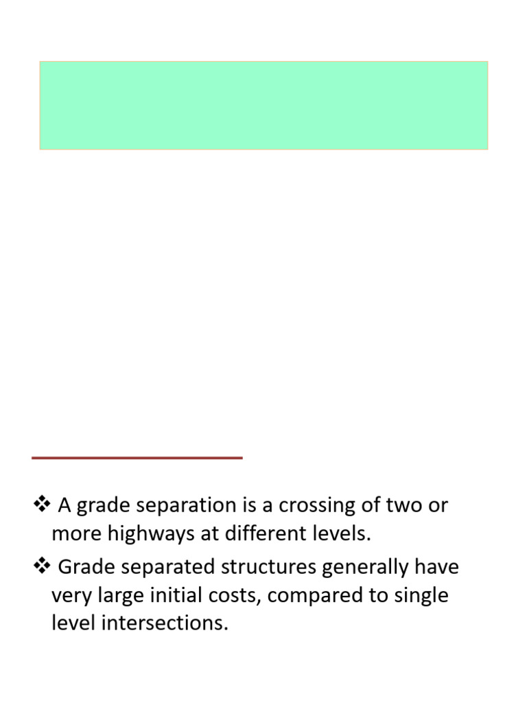 Grade-Separated Intersection Design Guide | PDF | Interchange (Road ...