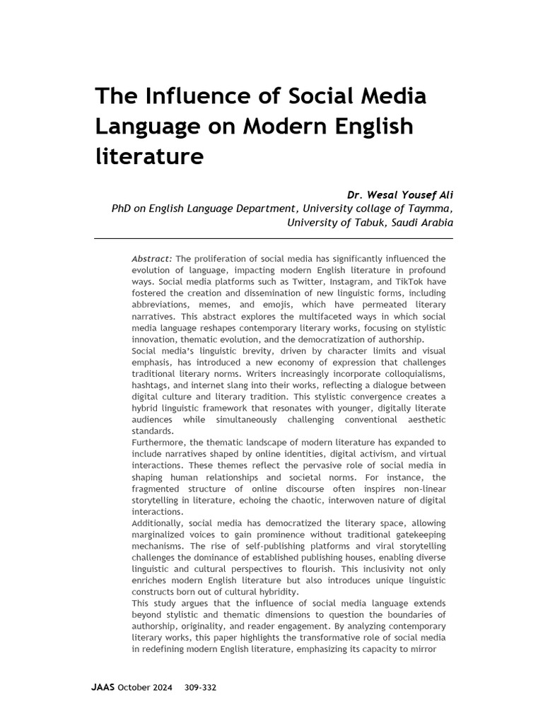 Modern English literature | PDF | Narrative | Poetry