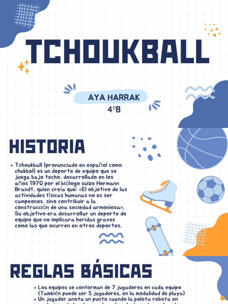 Introducción al Tchoukball | PDF | Pelota | Deportes de equipo