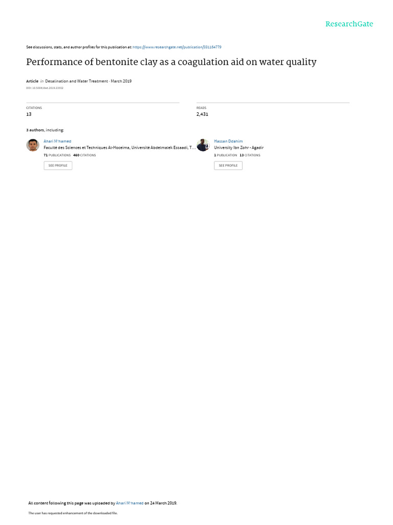 deswater_ahari | PDF | Environmental Issues With Water