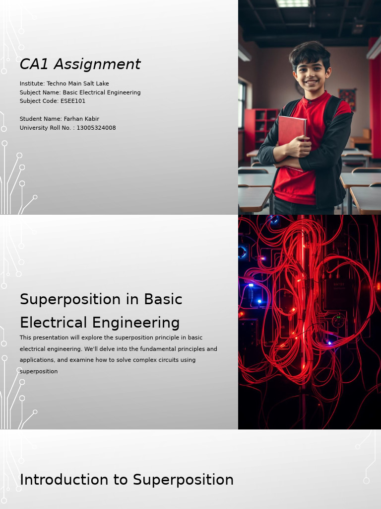 Eie&Ecs Group8 BEE | PDF | Electrical Network | Network Analysis (Electrical Circuits)