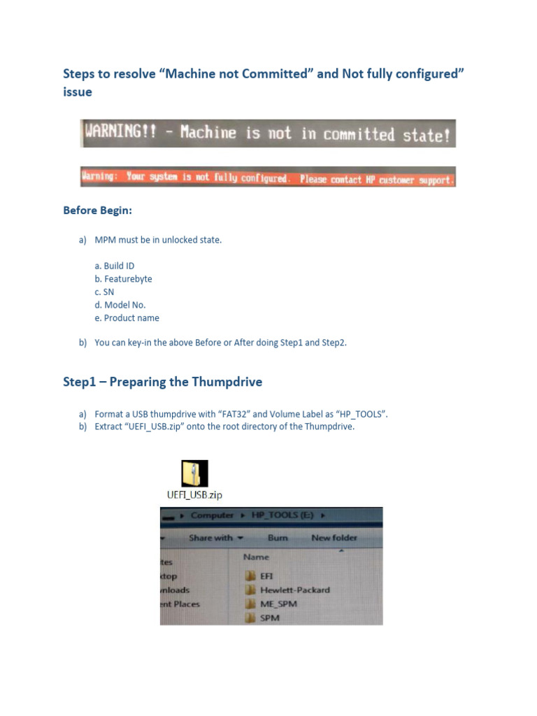 Steps To Resolve Machine Not Committed And Not Fully Configured Issue Pdf 3347