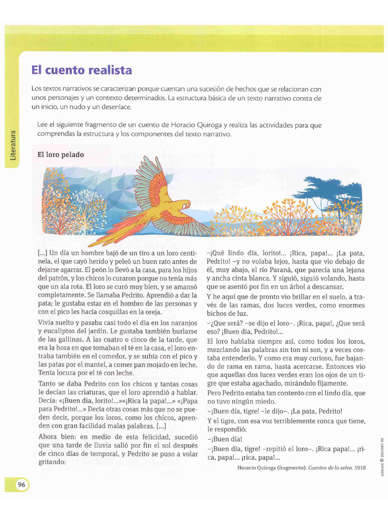 Taller Cuento Realista Noveno | PDF