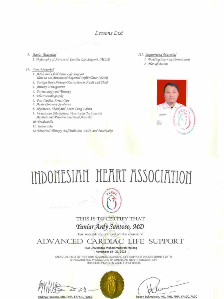 Acls Yuniar Ardy | PDF
