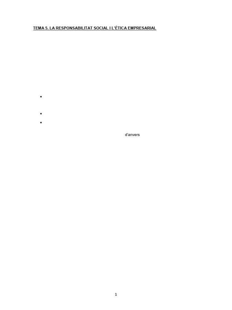 TEMA 5 - RSC I Ètica - Apunts | PDF