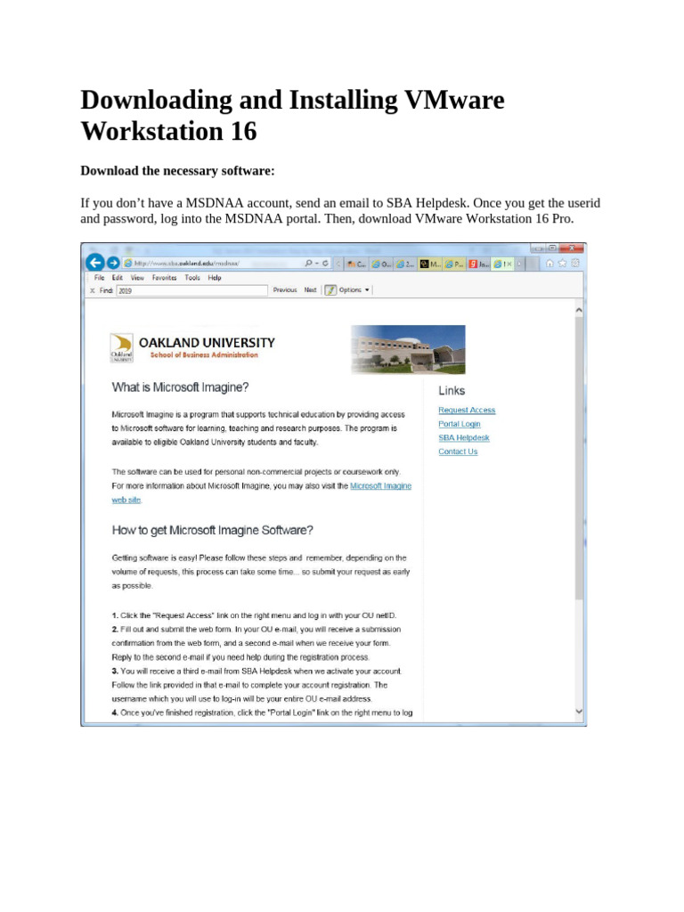 Downloading and Installing VMware Workstation 16 | PDF | Directory (Computing) | Computer File