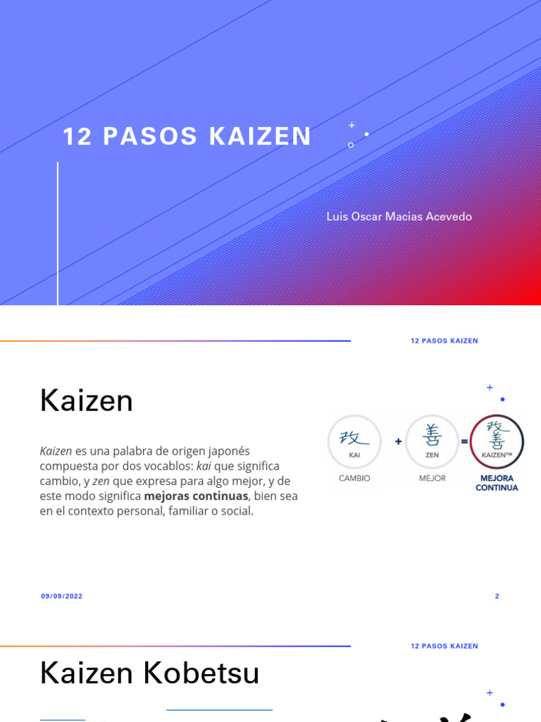 12 Pasos para Implementar Kaizen | PDF