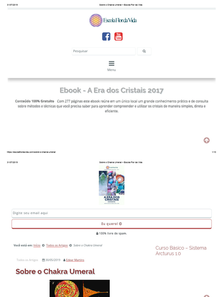 Importância do Chakra Umeral | PDF | Chacra | Vida