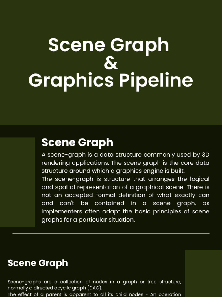 (Group 5)Scene Graph & Graphics Pipeline_20241212_161749_0000 | PDF ...