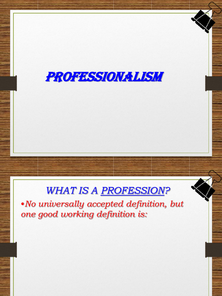 Professionaalism Semst 1 24-25 | PDF | Profession | Knowledge