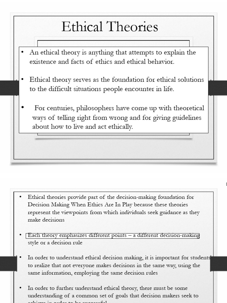 4. Ethical Theories 1 24-25 | PDF | Utilitarianism | Virtue Ethics