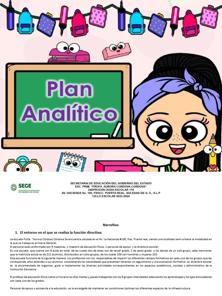 Programa Analitico Aurora Córdova Córdova | PDF | Comprensión lectora | Comunicación humana