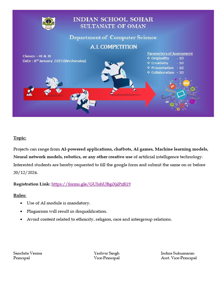 AI Project Submission Guidelines 2024 | PDF