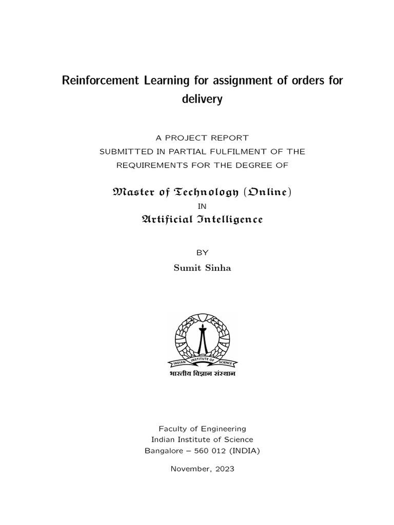 Sumit - Sinha - Mtech - Thesis - Report (1) 1 | PDF | Cognition