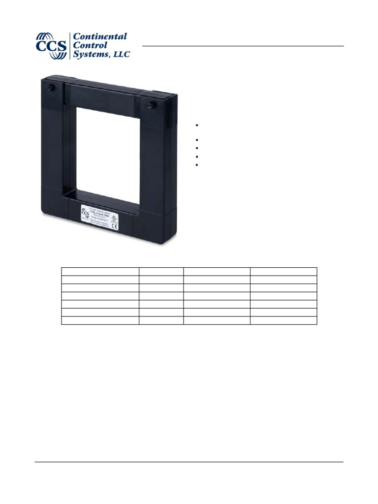 Ccs CTBL Series Data Sheet | PDF | Amplifier | Manufactured Goods