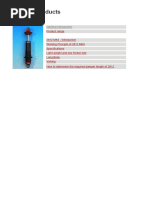 Koni Shock Cross Reference and Data Parts Sheets | PDF