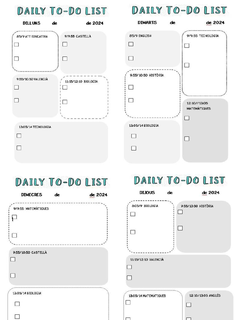To Do | PDF