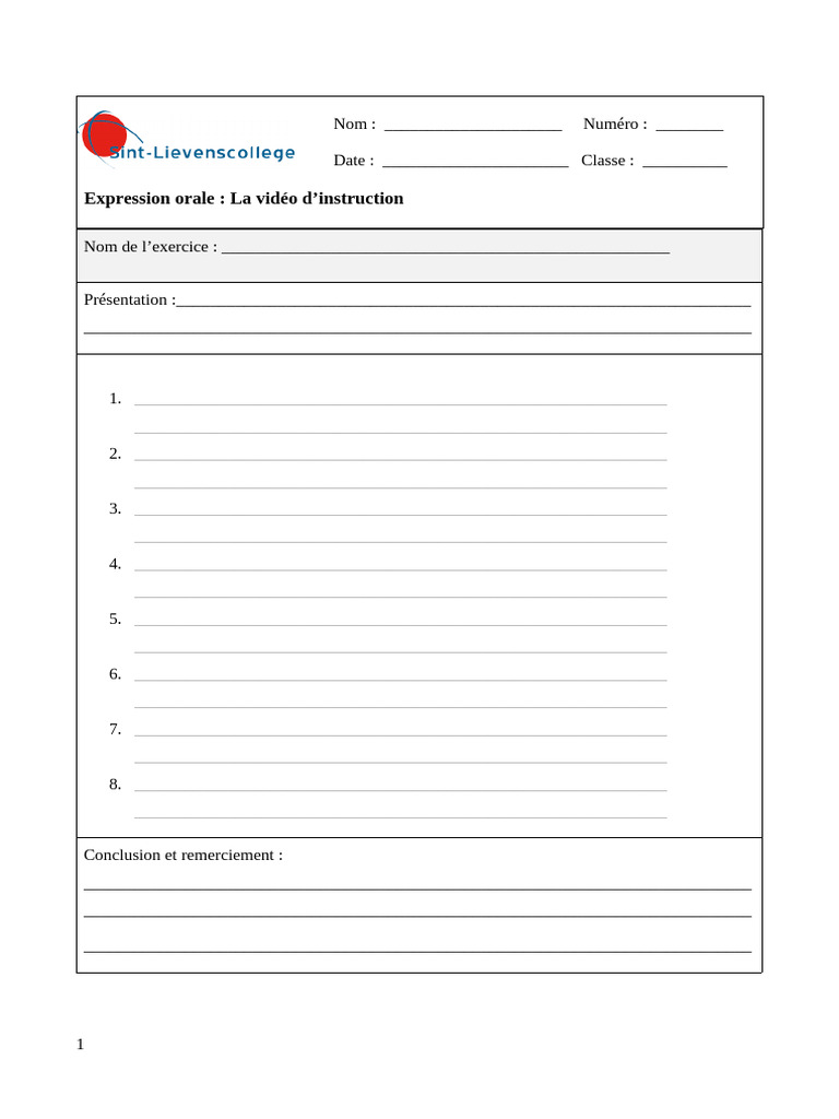 La Fiche D'instruction | PDF