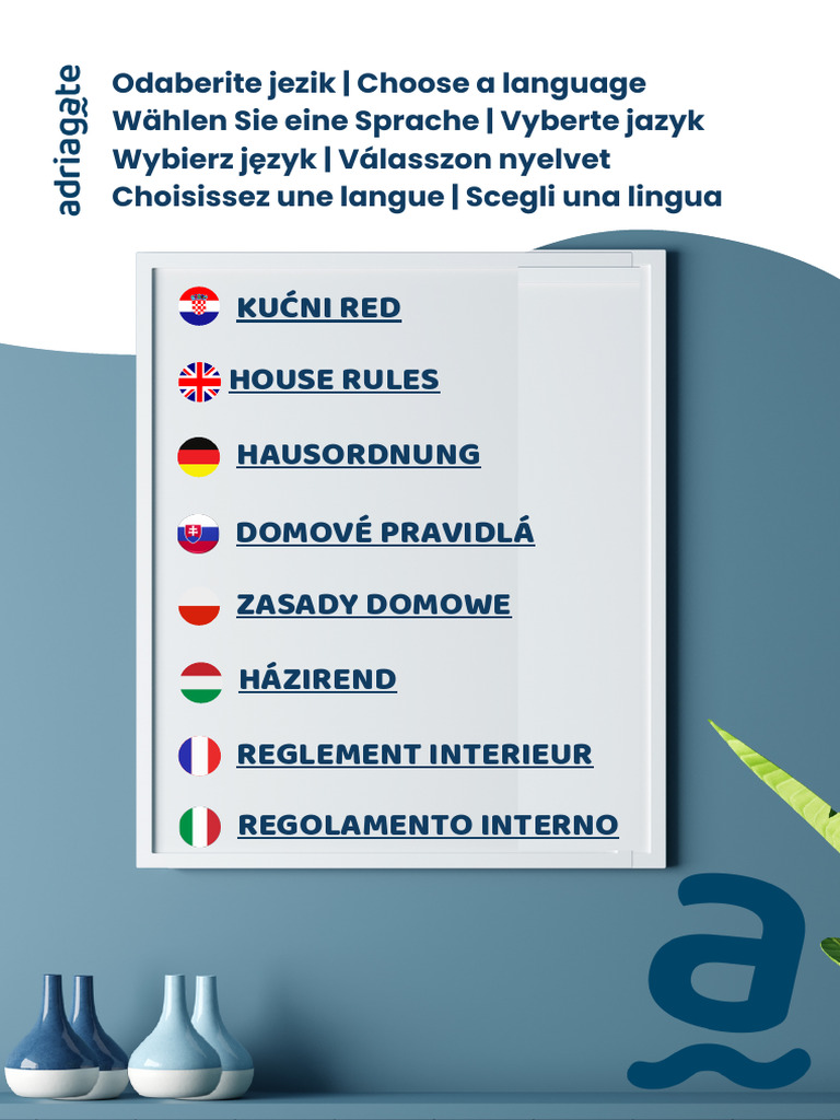 Welcome in Our Accommodation! HOUSE RULES | PDF