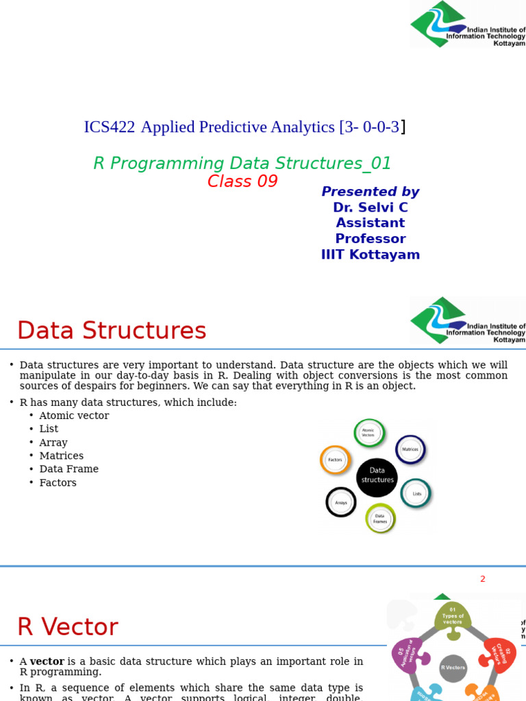 R Data Structures - 07 - 1 | PDF | Boolean Data Type | Data Type