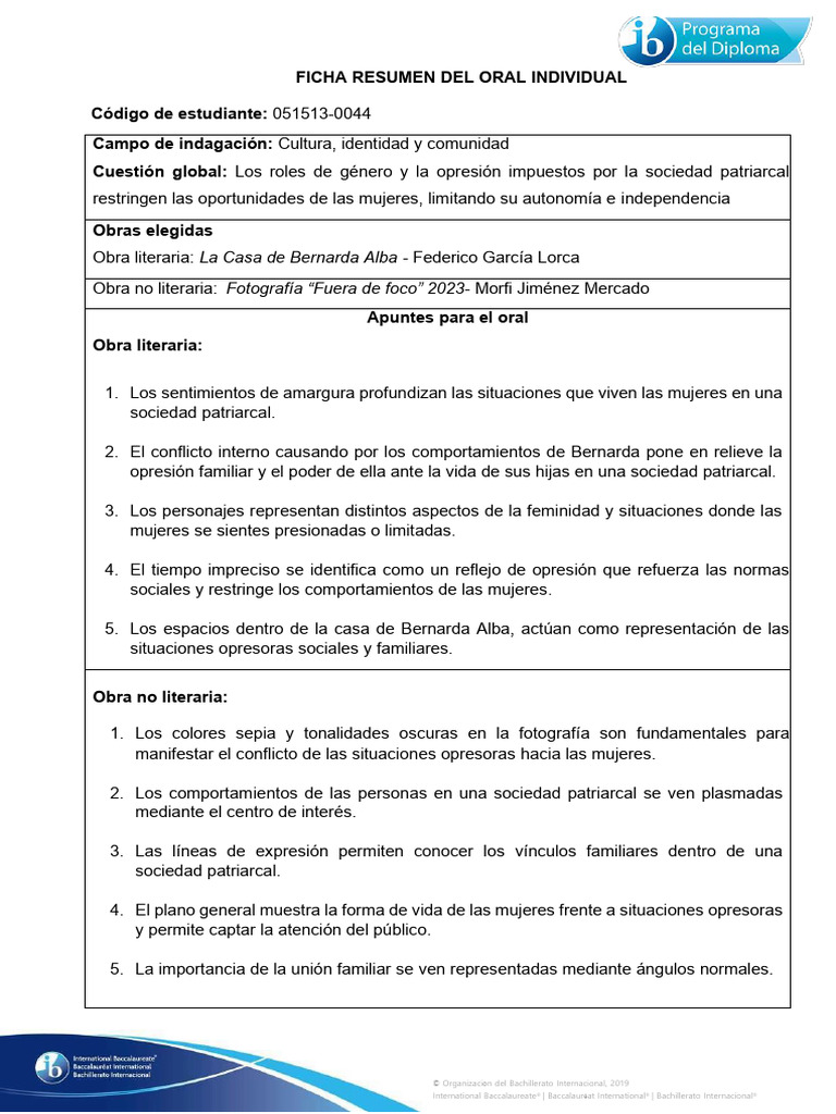 051513-0044_lengua y Literatura Ns_formulario Resumen | PDF
