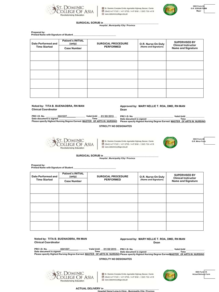 New PRC Case Form | PDF | Nursing | Identity Document