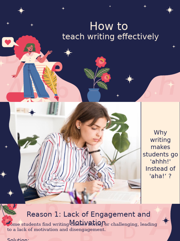 How to Teach Writing Effectively | PDF | Motivation | Motivational
