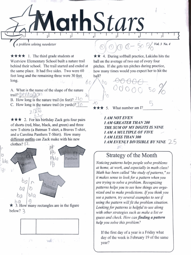 Math Stars | PDF