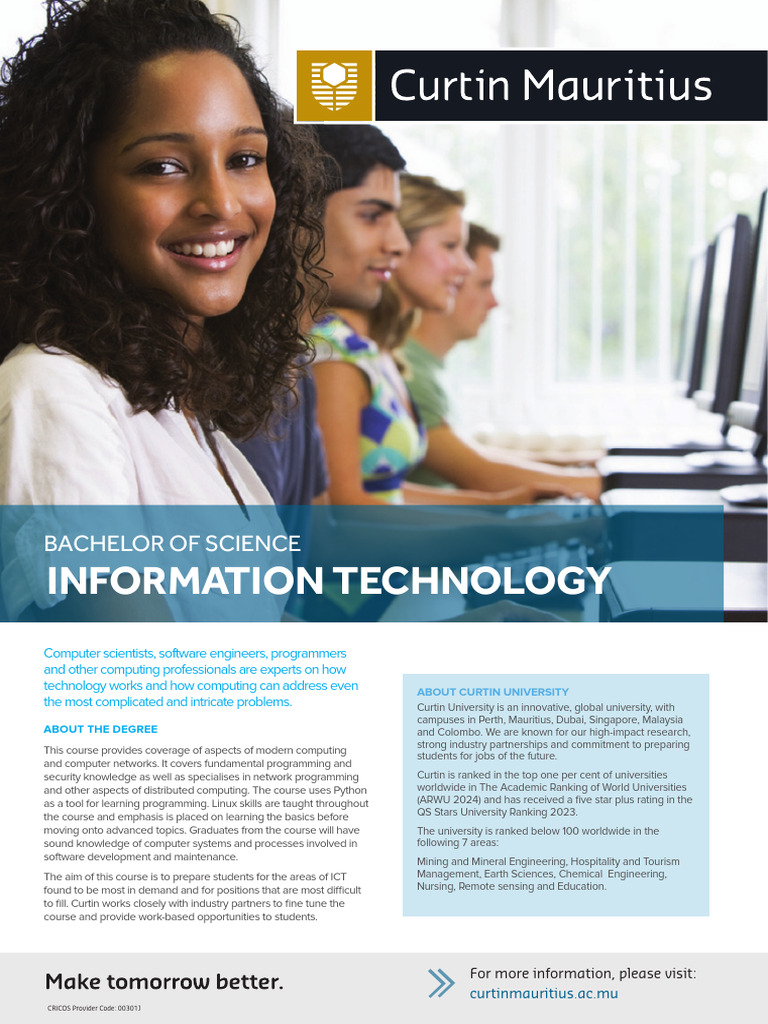 Bachelor of Science Information Technology | PDF | Computing | Computer ...