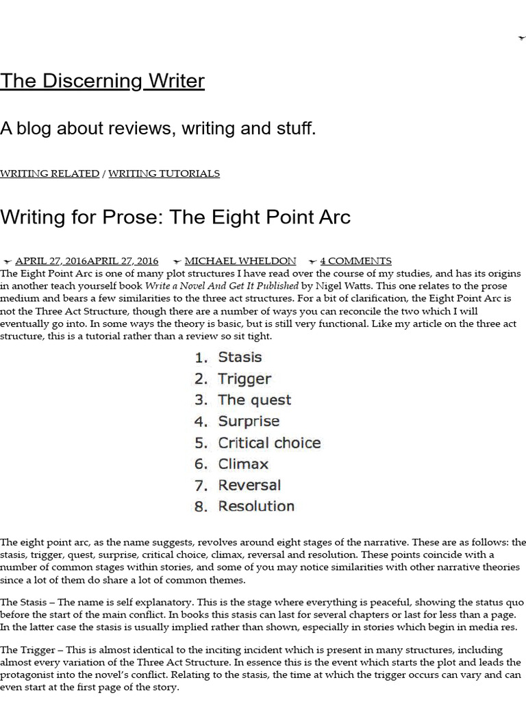 Understanding the Eight Point Arc | PDF