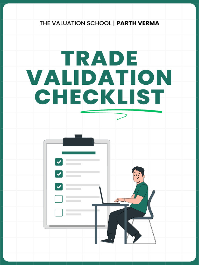 Trade Validation Checklist + Exercise Sheet | PDF
