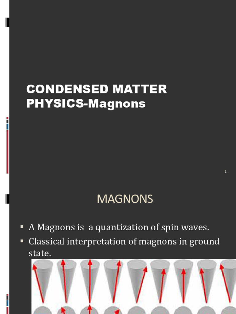 introduction | PDF | Phonon | Spin (Physics)